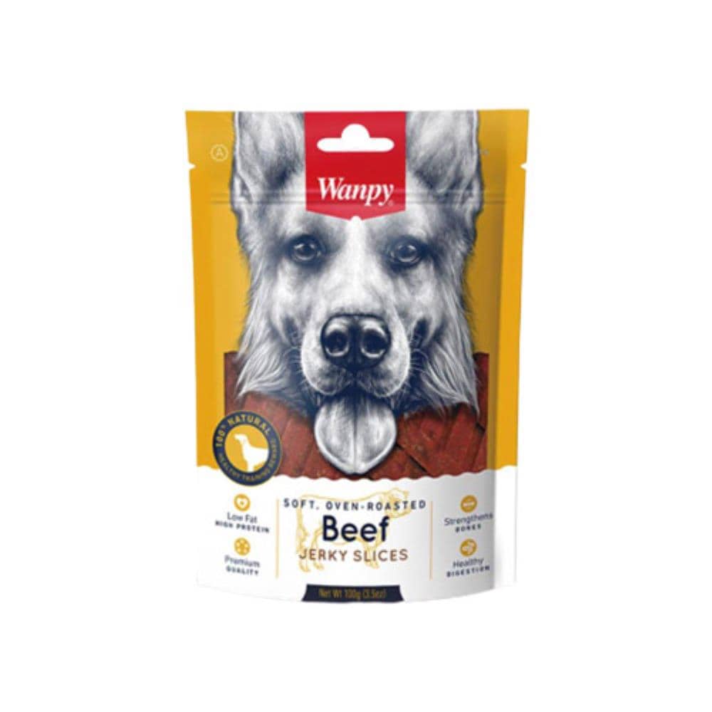 WANPY WAN1681 Soft Beef Jerky Slices 100 g Poslastica za pse