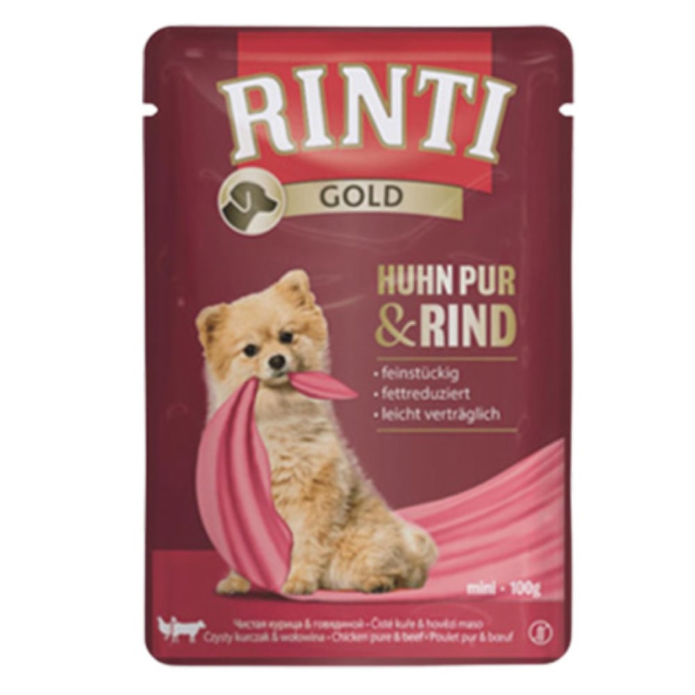 RINTI FI93002 Gold Piletina i govedina 100 g Sos za pse