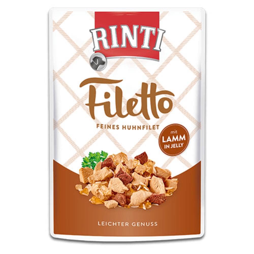 RINTI FI95406 Filetto Piletina i jagnjetiina u želeu 100 g Sos za pse