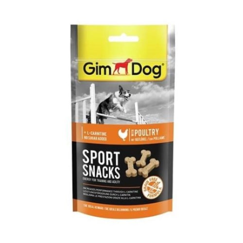 GIMDOG Sportsnacks Živina 60 g Poslastica za pse