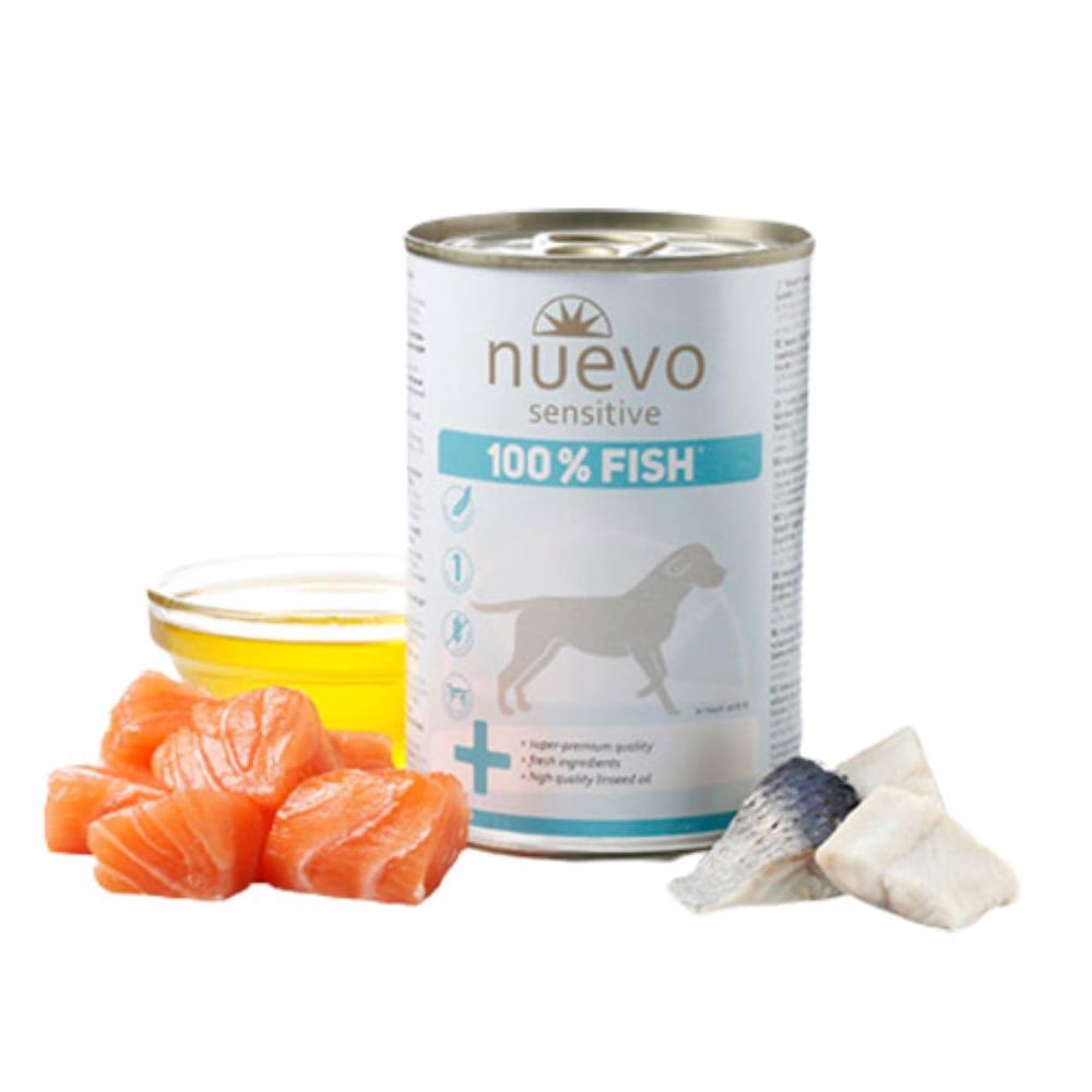 NUEVO N95157 Sensitive Monoprotein Riba 375 g Vlažna hrana za pse