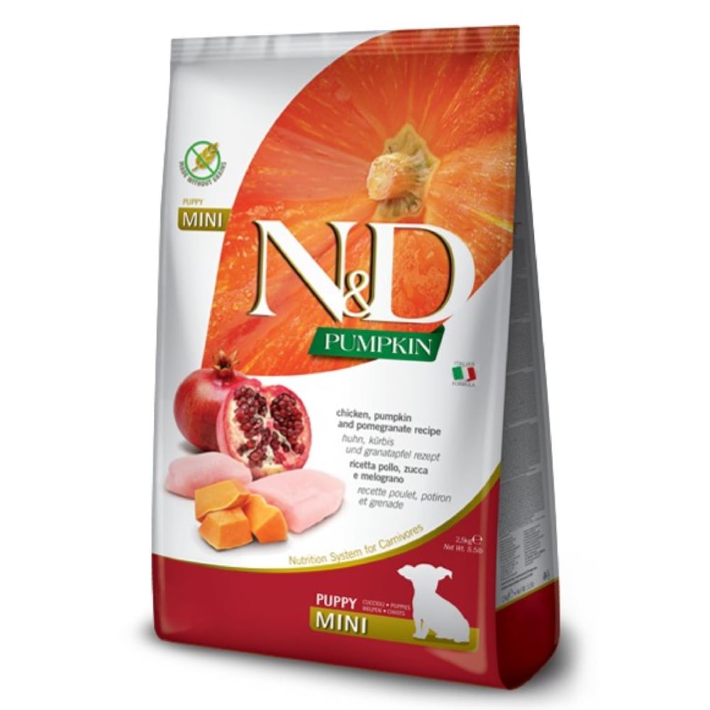 N&D PUMPKIN Puppy Chicken Pomegranate Mini 800 g Hrana za pse