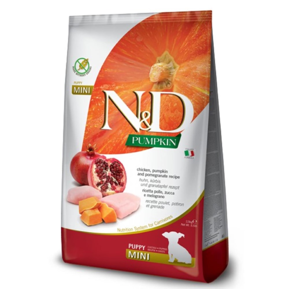 N&D PUMPKIN Puppy Chicken Pomegranate Mini 7 kg Hrana za pse