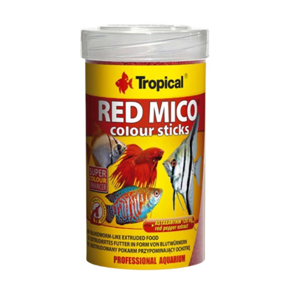 TROPICAL Red Mico Colour Sticks 32 g Hrana za akvariste