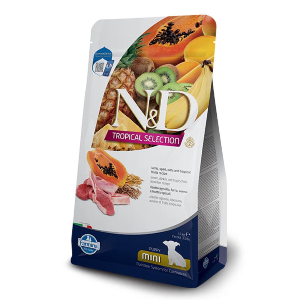 N&D TROPICAL Lamb Puppy Mini 1.5 kg Hrana za štence