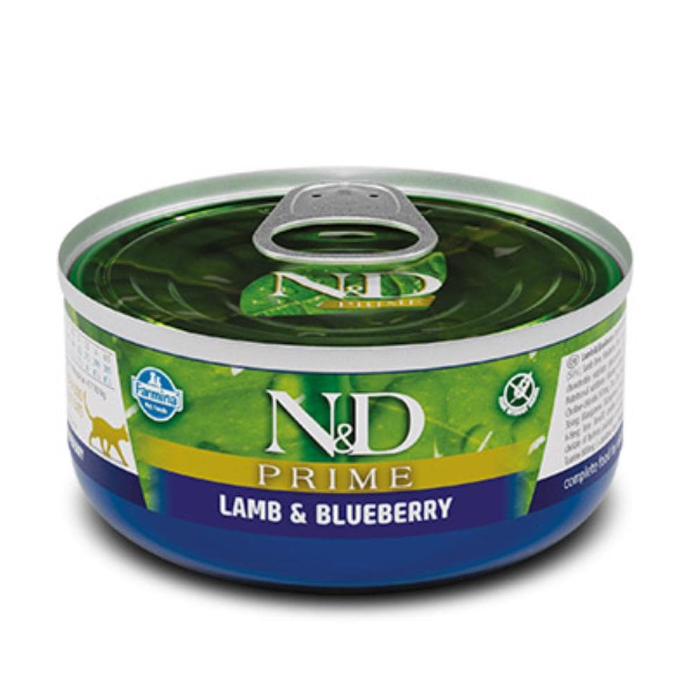 N&D Can Cat Prime Lamb and Blueberry 70 g Hrana za mačke