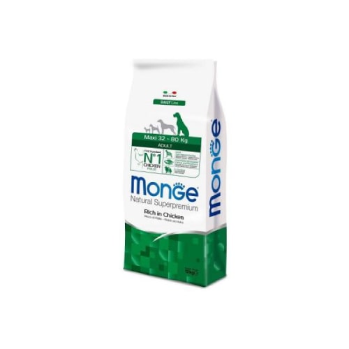 MONGE Maxi Adult Piletina 12kg Suva hrana za pse