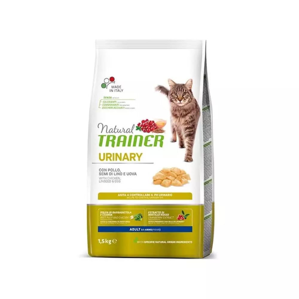 TRAINER NATURAL Cat Urinary Adult Piletina 1.5kg Suva hrana za mačke