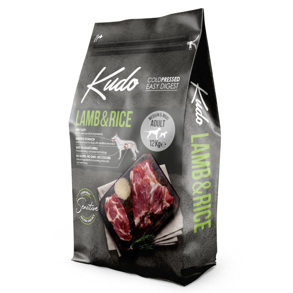 KUDO Lamb & Rice Medium & Maxi Adult 12kg Hrana za pse