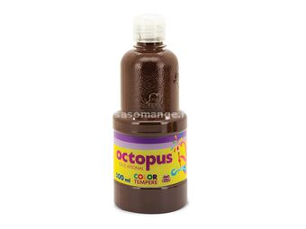 OCTOPUS Tempera 500ml braon unl-1124