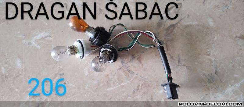 Peugeot 206 Stop Svetlo Desno Svetla I Signalizacija