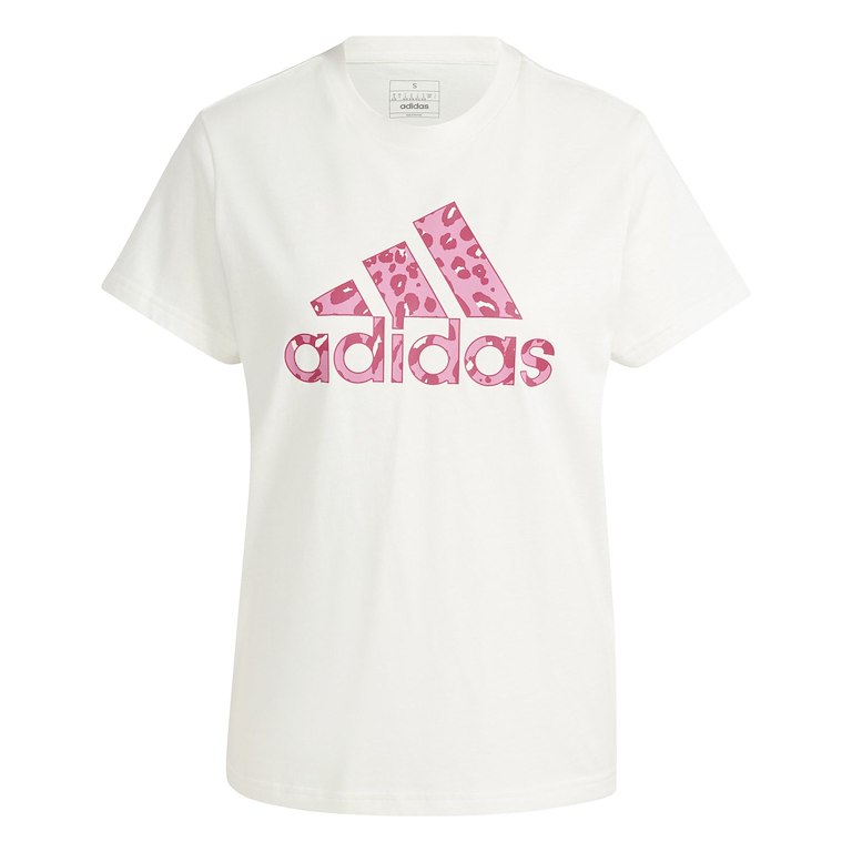 Adidas W ANIMAL GT, ženska majica, bela