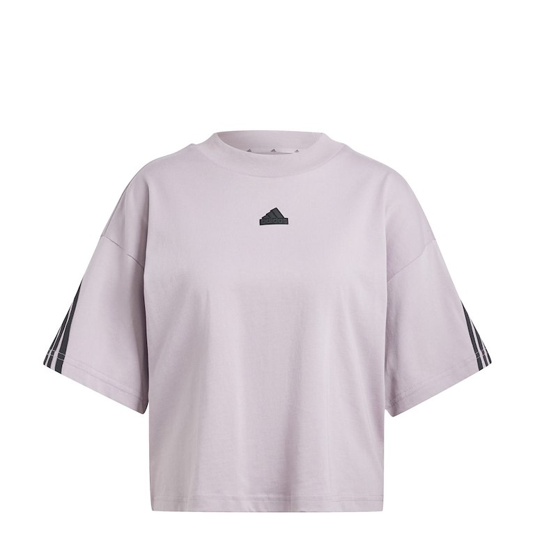 Adidas W FI 3S TEE, ženska majica, ljubičasta