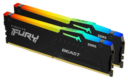 Kingston DDR5 32GB (2x16GB) 6000MHz FURY BEAST RGB KF560C30BBAK2-32