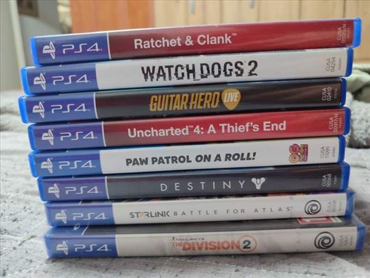 Igrice PS4 Patrolne sape, Division, Watch Dogs 2