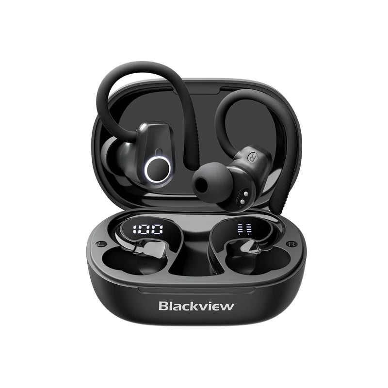 Bežične slušalice sa zakačkom za uši Blackview AirBuds 60 Black/BT 5.3/USB Type-C/IPX4(slušalice)