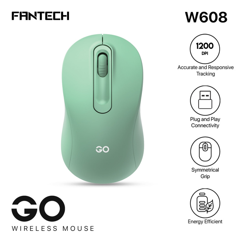 Mis Wireless Fantech W608 GO zeleni