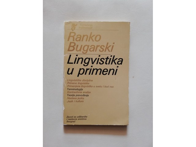 Lingvistika u primeni - Ranko Bugarski