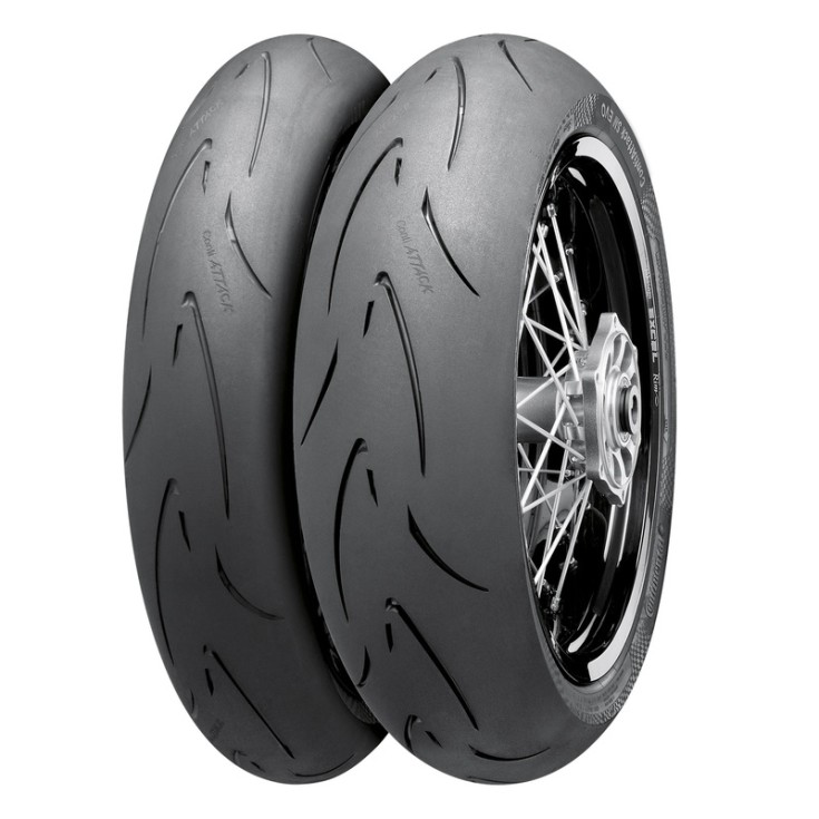 GUME CONTINENTAL CONTIATTACK SM EVO 110/70 R 17 54H + 140/70 R 17 66H