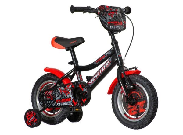 Bicikl za decu 12“ Visitor Xtreme – crno-siva XTR120, 1120074