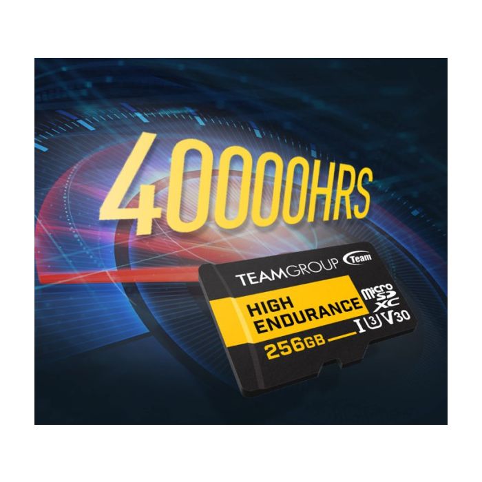 TeamGroup MICRO SDXC 256GB High Endurance UHS-I U3 V30,100/50MB/s, THUSDX256GIV3002 ZA VIDEO NADZOR!