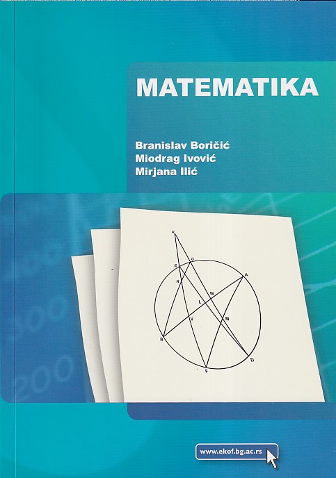 MATEMATIKA za ekonomski fakultet (Ekonomski fakultet)