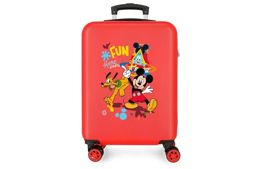 JOUMA BAGS Disney Mickey Dečiji kofer All Smile, ABS, Crveni