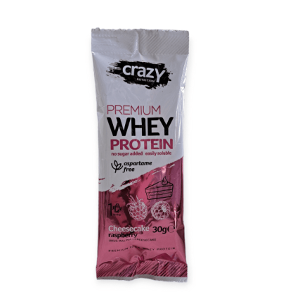 Whey Protein sa malinom 30g Crazy