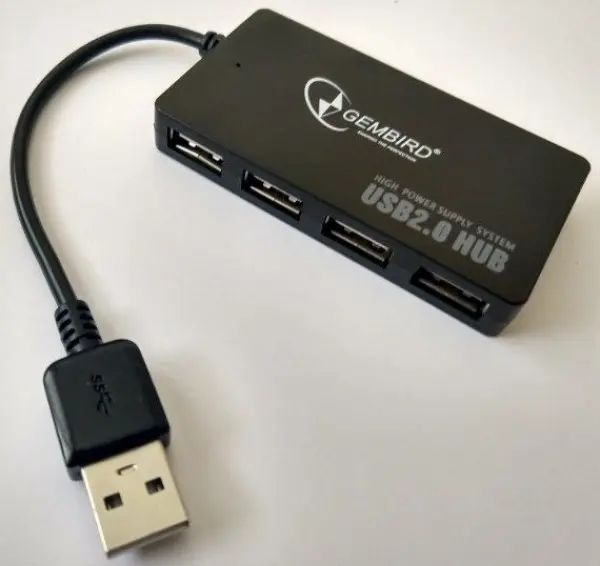 GEMBIRD HUB USB2.0 4-port UHB-U2P4-02 crni