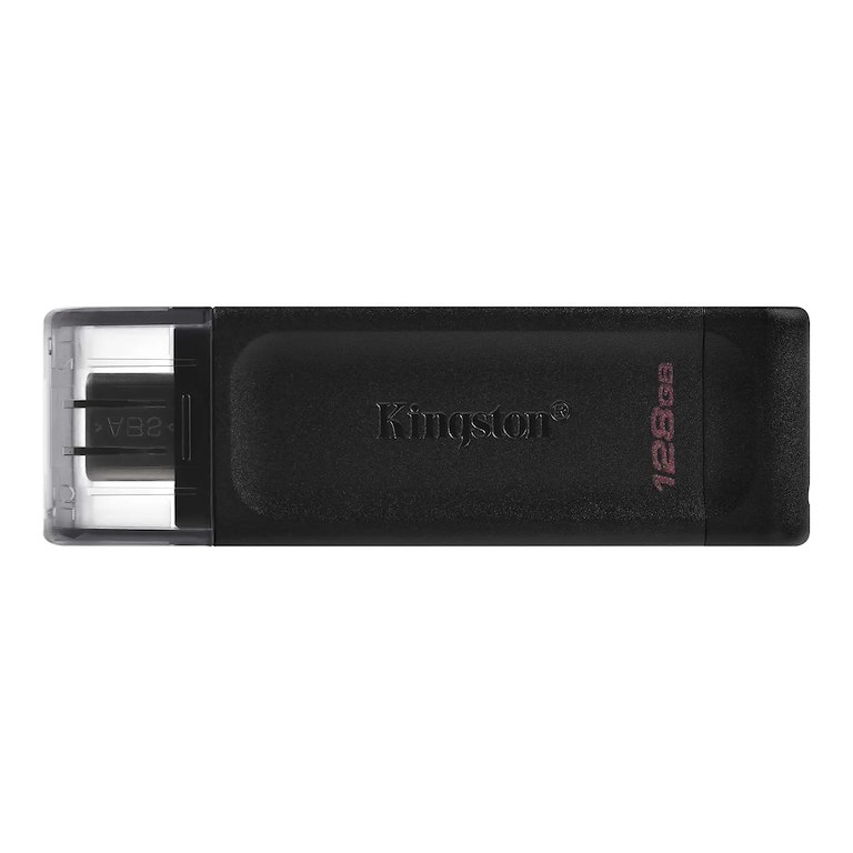 Kingston DT70/128GB USB Flash memorija, 128 GB, Crna