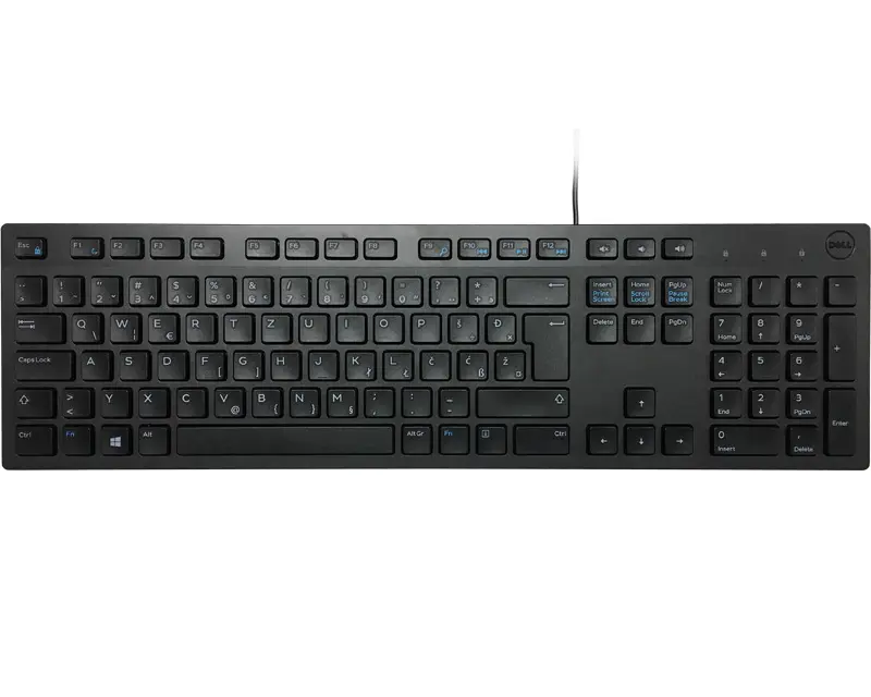 DELL Tastatura Multimedia KB216 USB YU crna