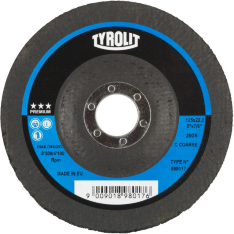 Tyrolit – Brusni disk za grubo čišćenje 115×22,2 – 898014