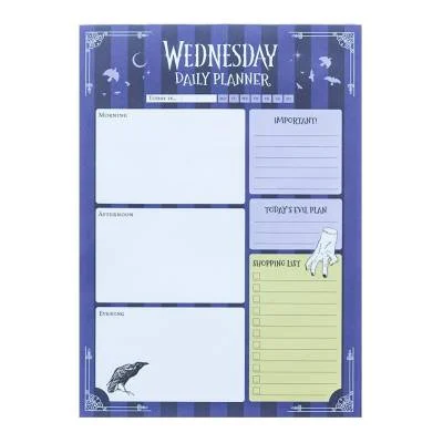 Stoni planer A5 - Wednesday