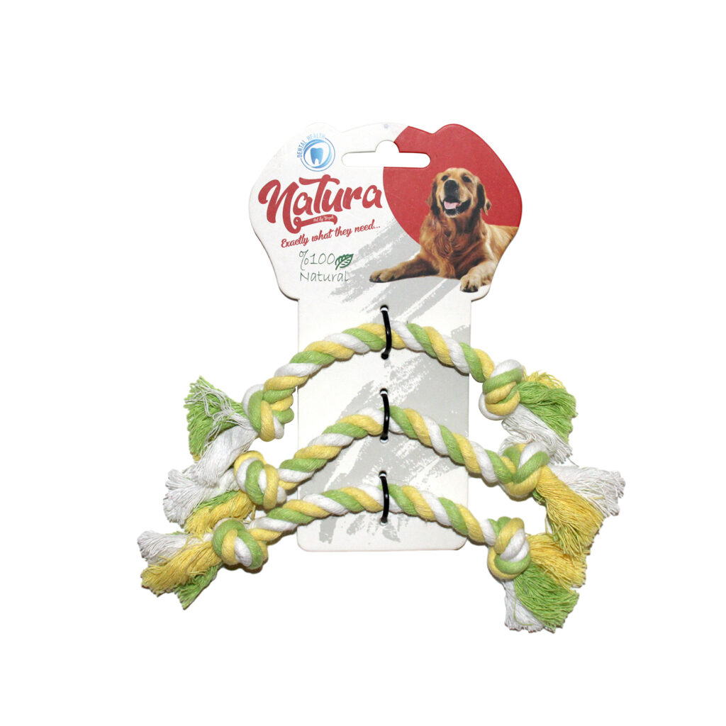 Natura Triple Rope Dog Toy 19 cm