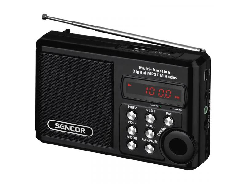 SENCOR Radio SENCOR SRD 215 B USB/MP3 Crni