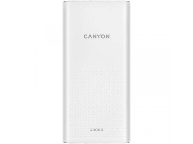 CANYON PB-2001 Power Bank 20000mAh Li-Poly Battery, ( CNE-CPB2001W )