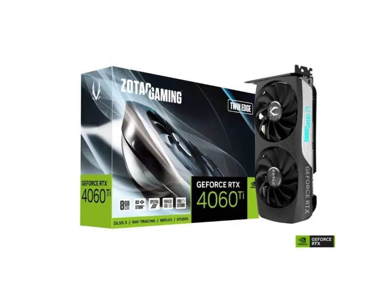 ZOTAC GAMING GeForce RTX 4060 Ti Twin Edge Grafička karta 8GB DDR6 ZT-D40610E-10M