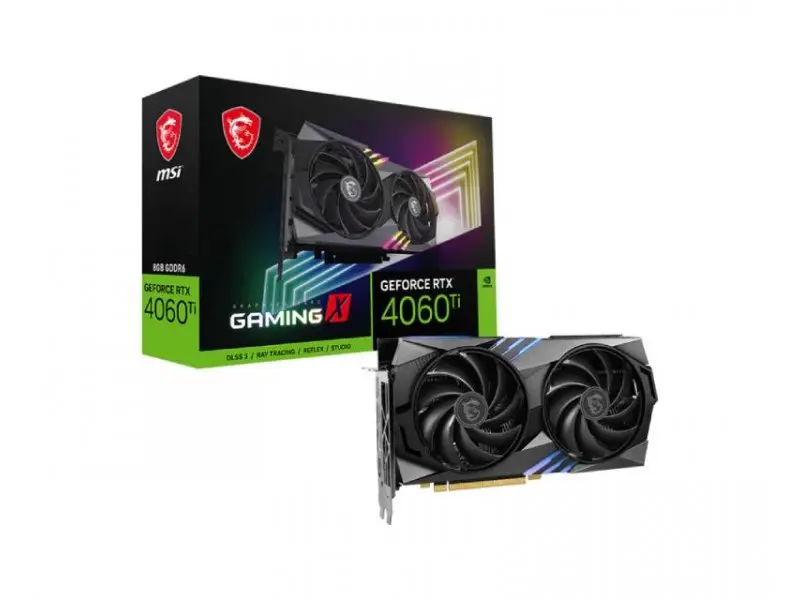 MSI NVidia GeForce RTX 4060 Ti Grafička karta 8GB RTX 4060 Ti GAMING X 8G