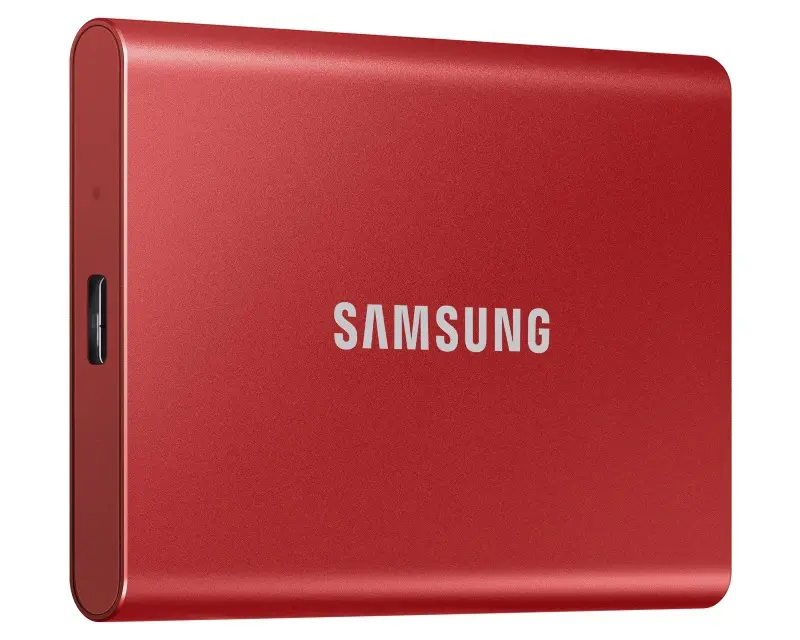 SAMSUNG Eksterni SSD T7 1TB MU-PC1T0R crveni