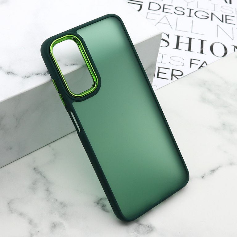 Maska SHINING CAMERA za Samsung A057F Galaxy A05s zelena