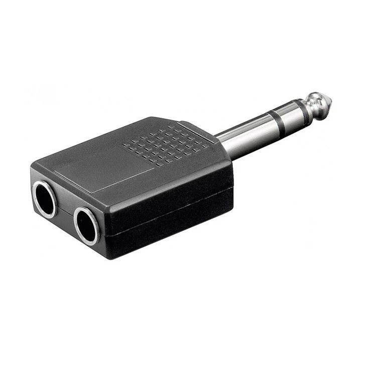 Audio adapter 1x6,35 mm muški na 2x6,35mm ženski 7707.354