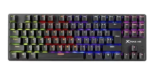 XTRIKEME Gaming tastatura sa RGB pozadinskim osvetljenjem USB XTRIKE GK986 crna