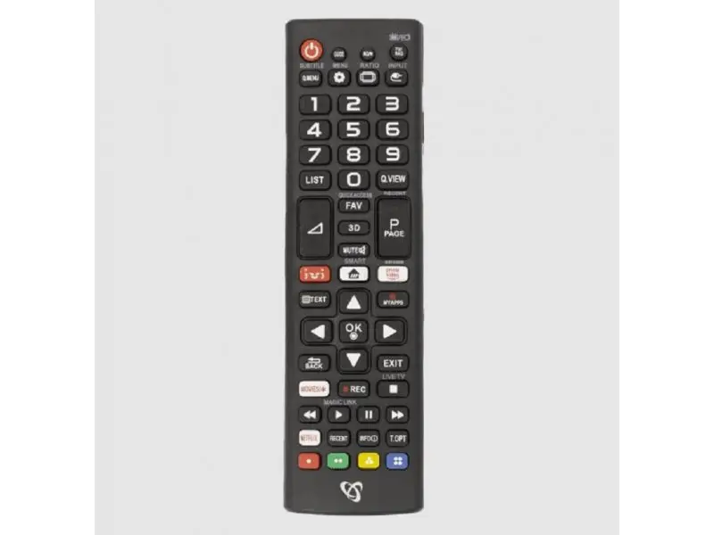 S-BOX RC 01403 Daljinski upravljač za LG TV 4302, Crni