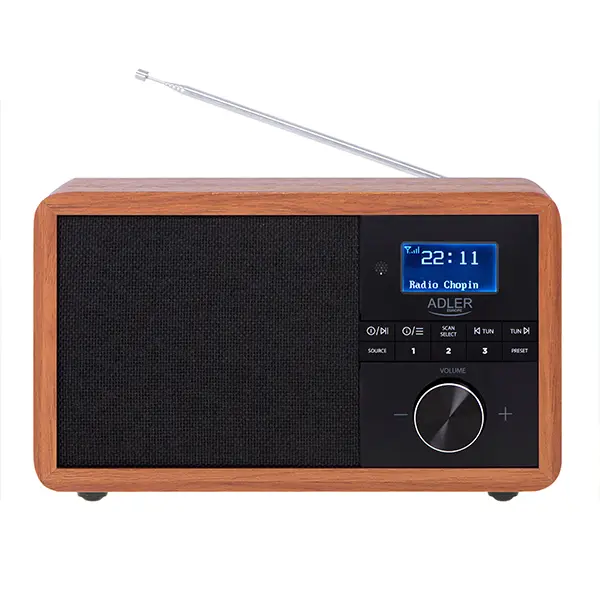 ADLER Bluetooth 5.0 radio sa USB-om AD1184 crno-braon