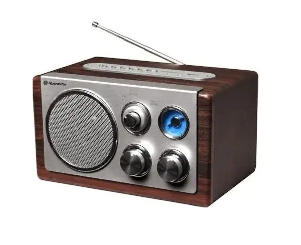 ROADSTAR Retro radio sa drvenim kućištem HRA1345