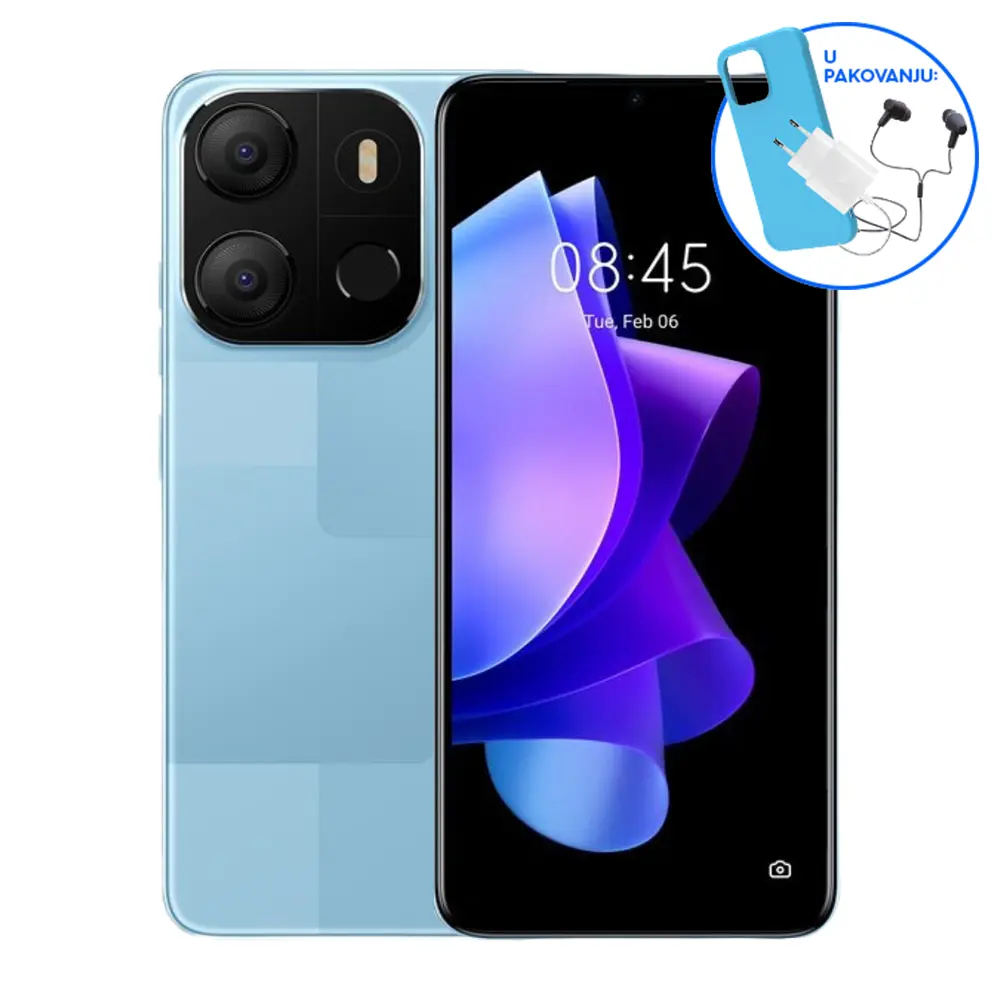 TECNO Mobilni telefon POP 7 2/64Gb Capri Blue