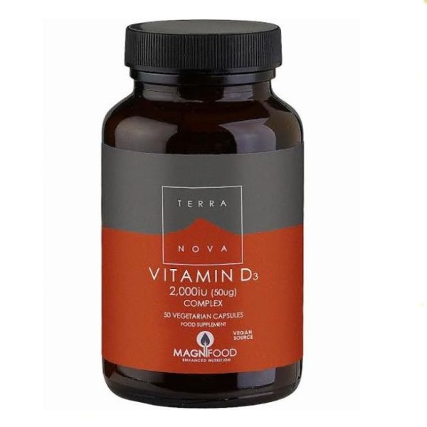 Terranova Vitamin D3 2000 IJ 50 kapsula