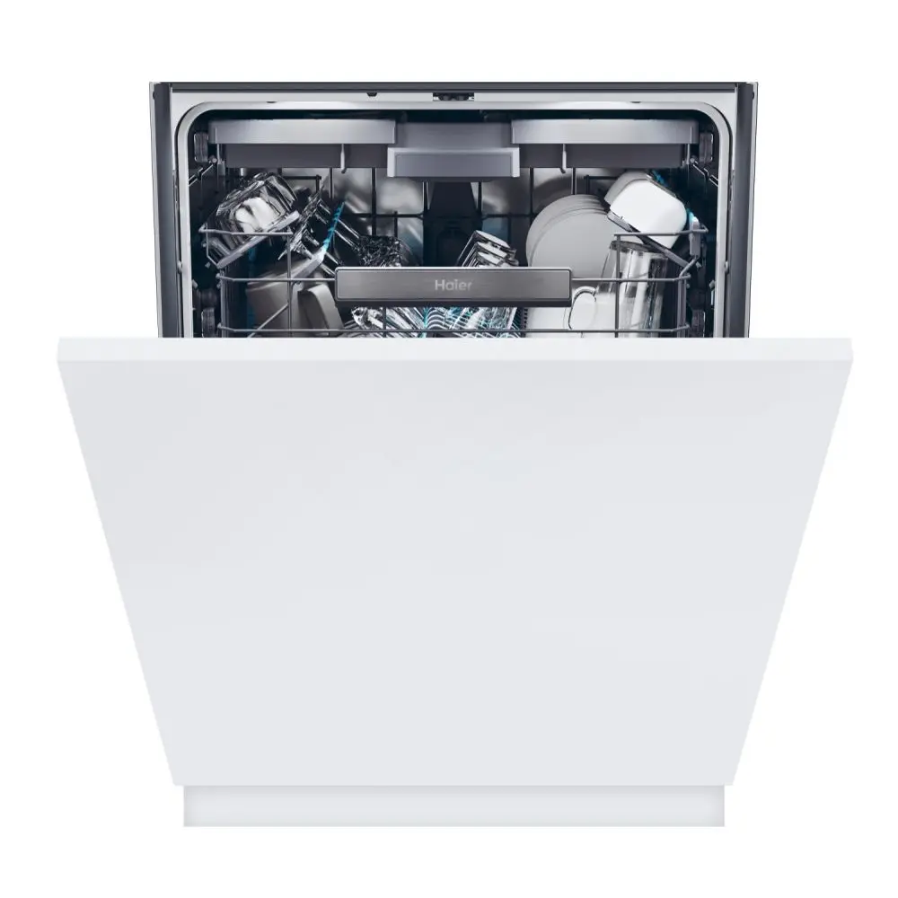 HAIER Washlens PLUS i SLIDING XS 6B0S3FSB Ugradna mašina za pranje sudova, 16 kompleta, 11 programa, bela