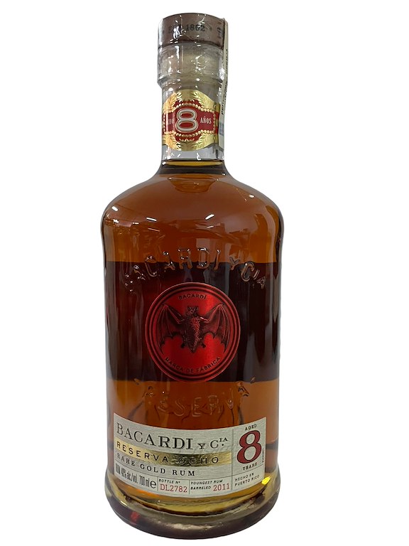 Rum Bacardi Reserva Ocho Rare Gold 8 YO 0.7l