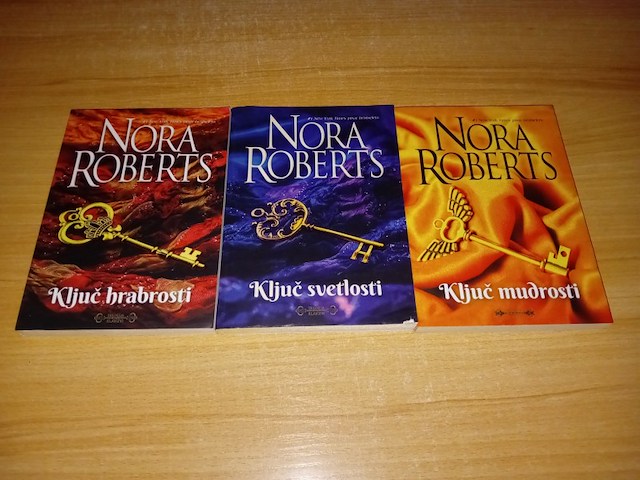 NORA ROBERTS -TRILOGIJA  KLJUČEVI - KOMPLET